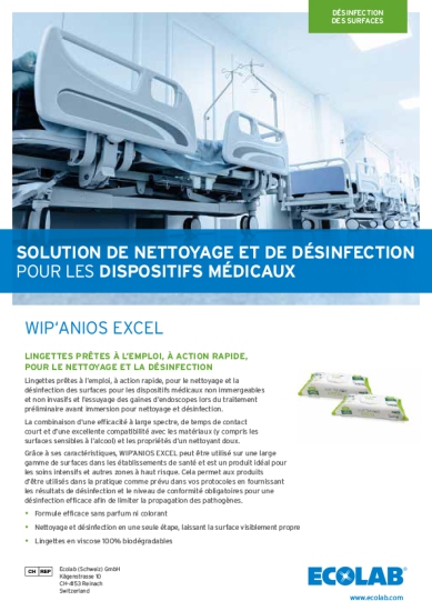 ECOLAB Healthcare - Téléchargement - Fiches produits - Désinfection de ...